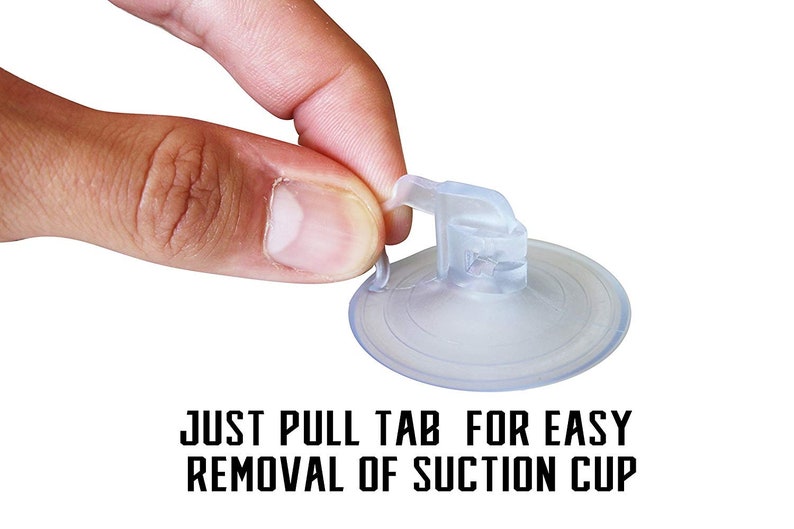 Suction Cups With Pop up Handles and Grips, 4 Cm (1-5/8 In) Wide, Set ...