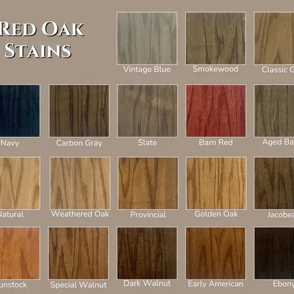 Wood Stain Samples - Etsy
