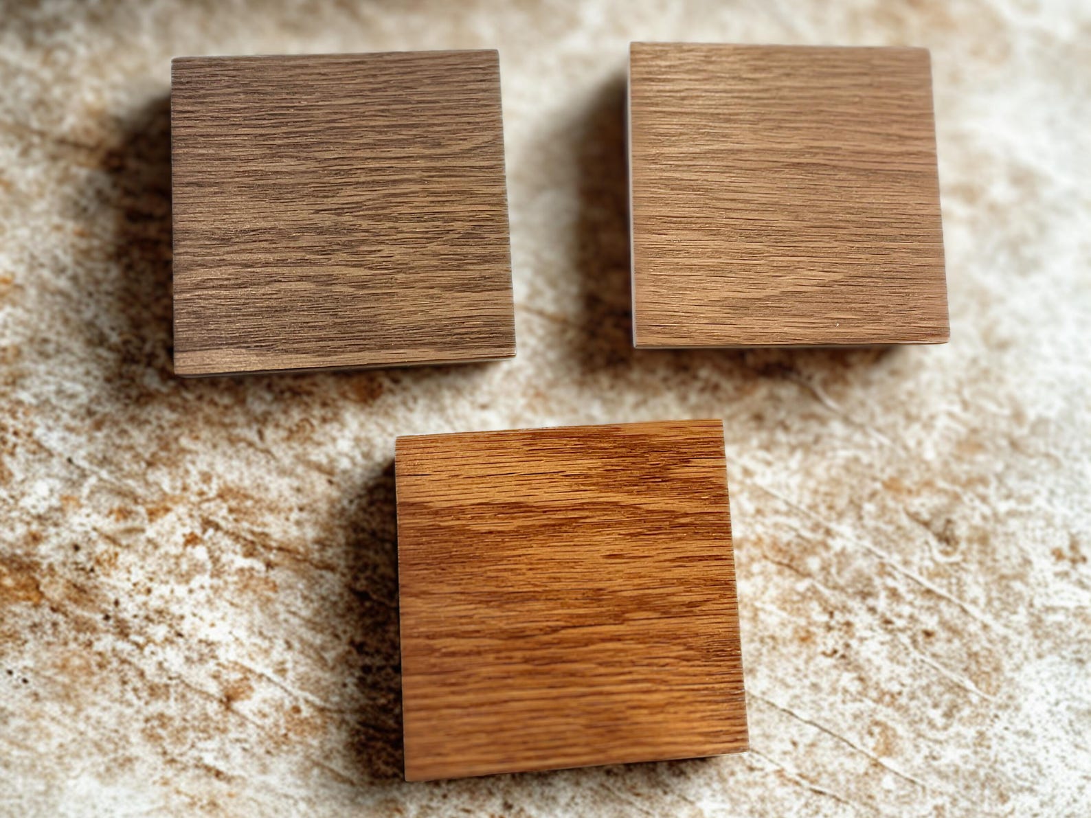 Oak Wood Stain Samples, 4"x4", Red Oak Finishes - Etsy