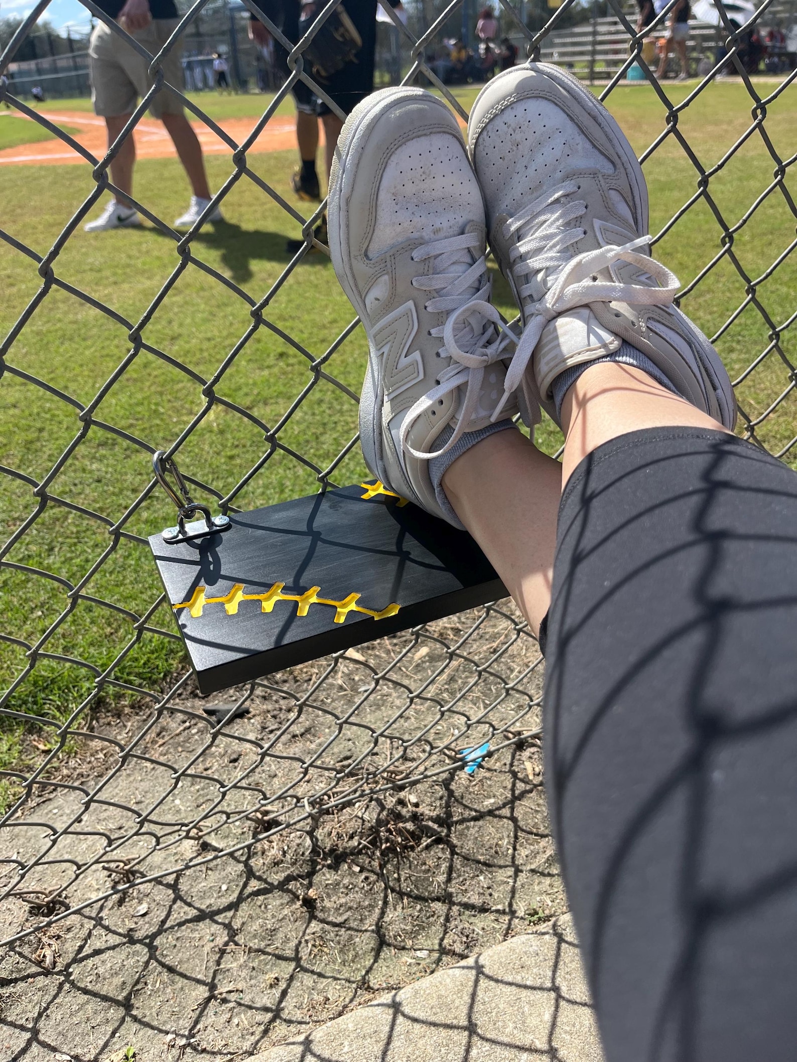 Hanging Foot Rest for Baseball Fences, Portable, Wood - Etsy