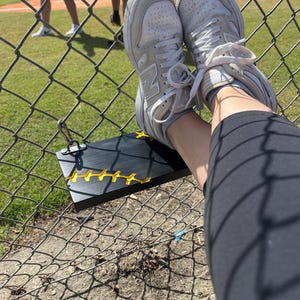 Hanging Foot Rest for Baseball Fences, Portable, Wood - Etsy