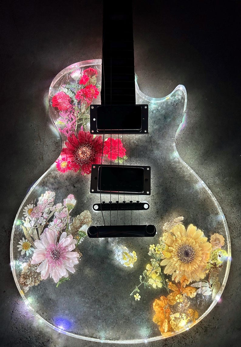 Fully Customized Resin Guitar (body Only) - Etsy