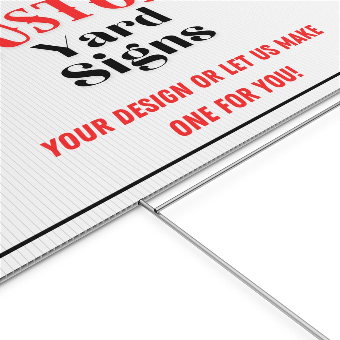 Custom Design Yard Sign, Personalized Yard Sign, Custom Metal Yard Sign ...