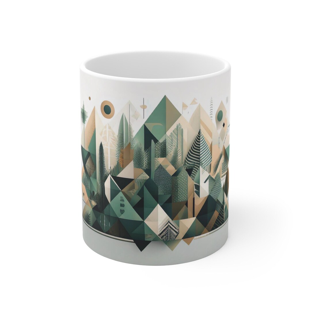 Artistic Mug, Unique Coffee Cup, Painterly Tea Mug, Creative Drinkware ...