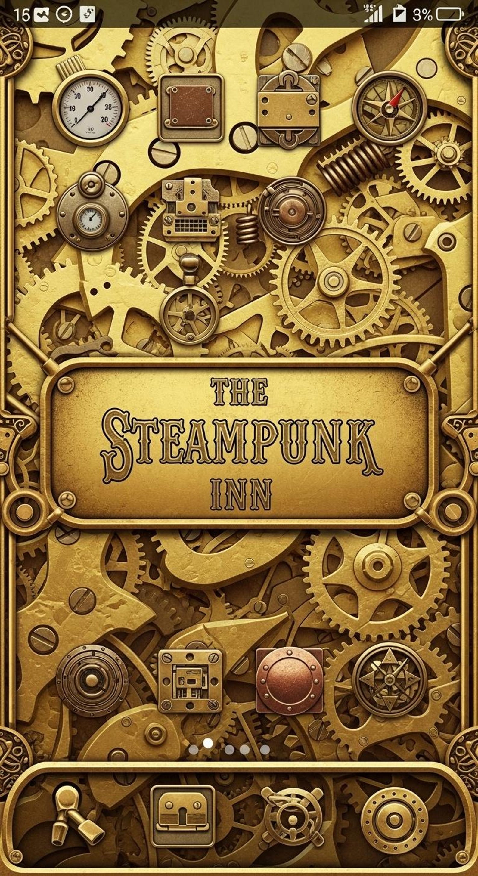 Steampunk Cell Phone Wallpaper, 5 Graphics (digital Design) - Etsy