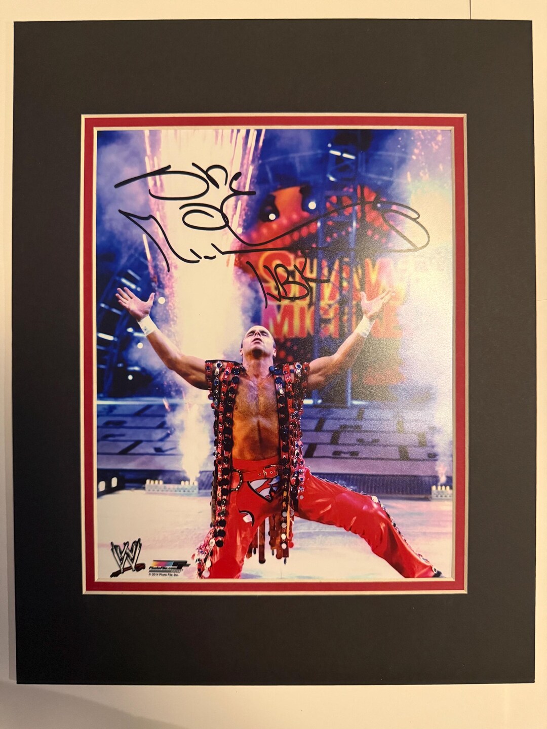 Shawn Michaels Autograph 8X10 Photo Facsimile Matted - Etsy