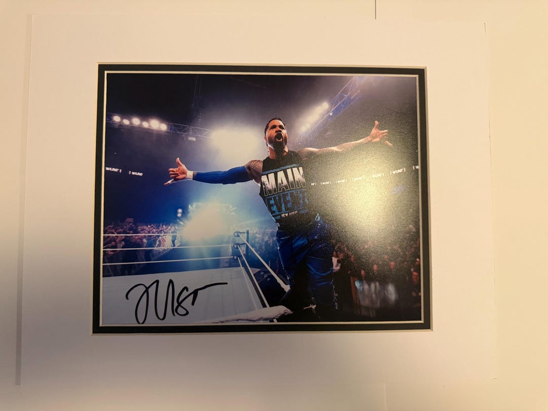 JEY USO Autograph 8X10 Photo Facsimile Matted - Etsy