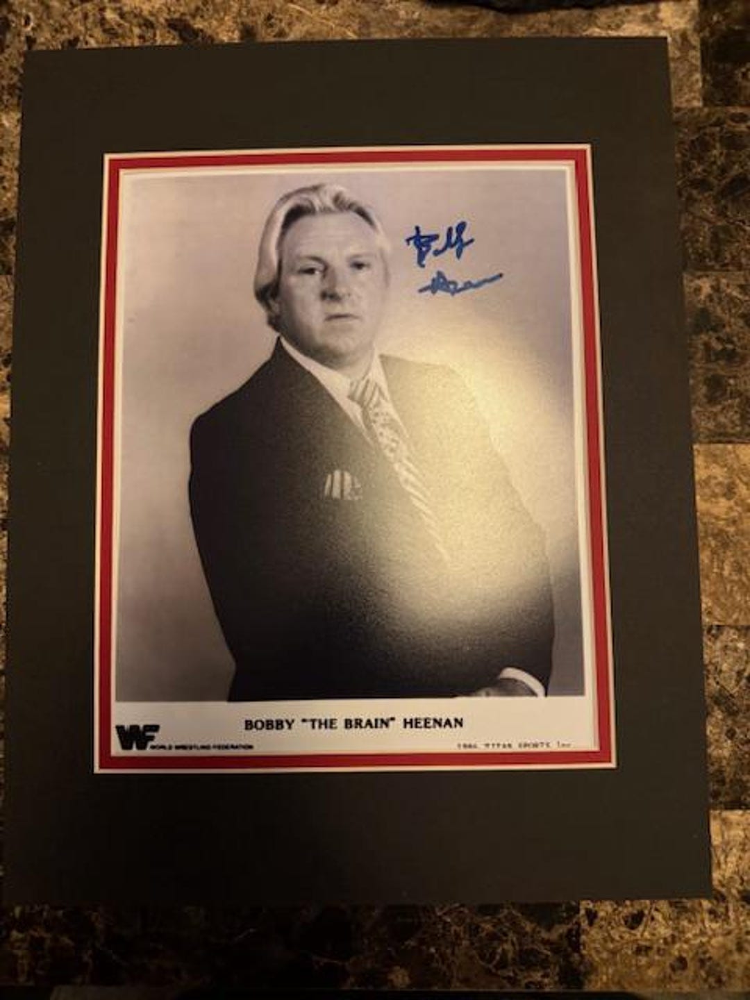 Bobby the Brain Heenan Autograph 8X10 Photo Facsimile Matted - Etsy