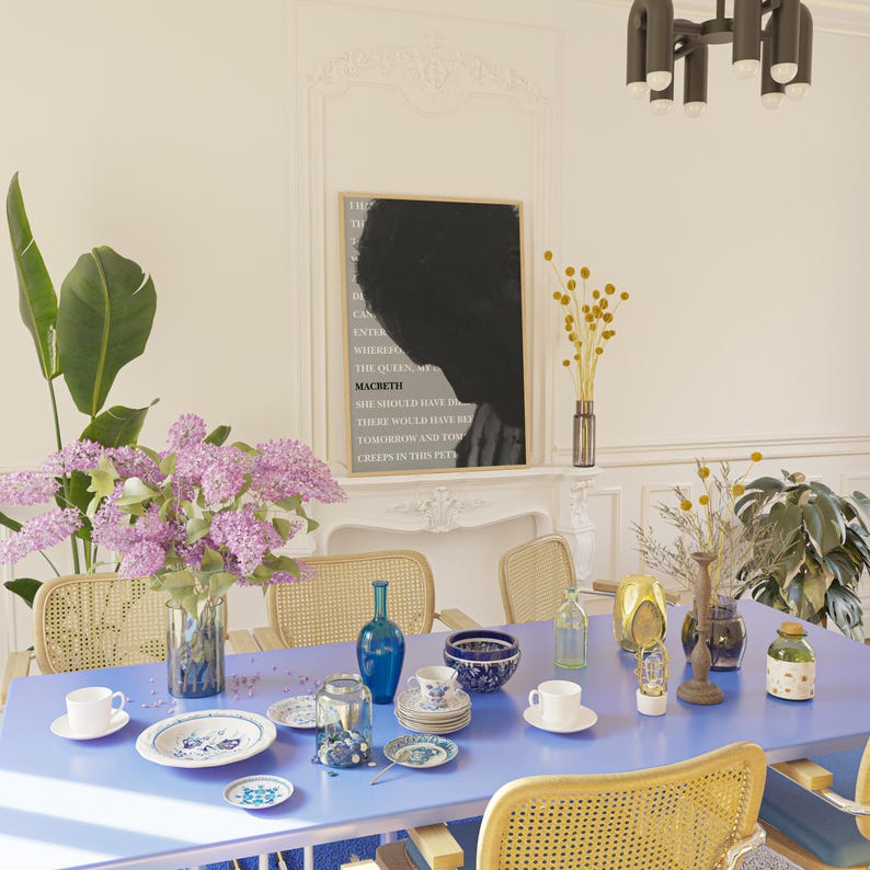 Macbeth Minimalist Movie Poster – Tragic Shakespeare Art Print ...