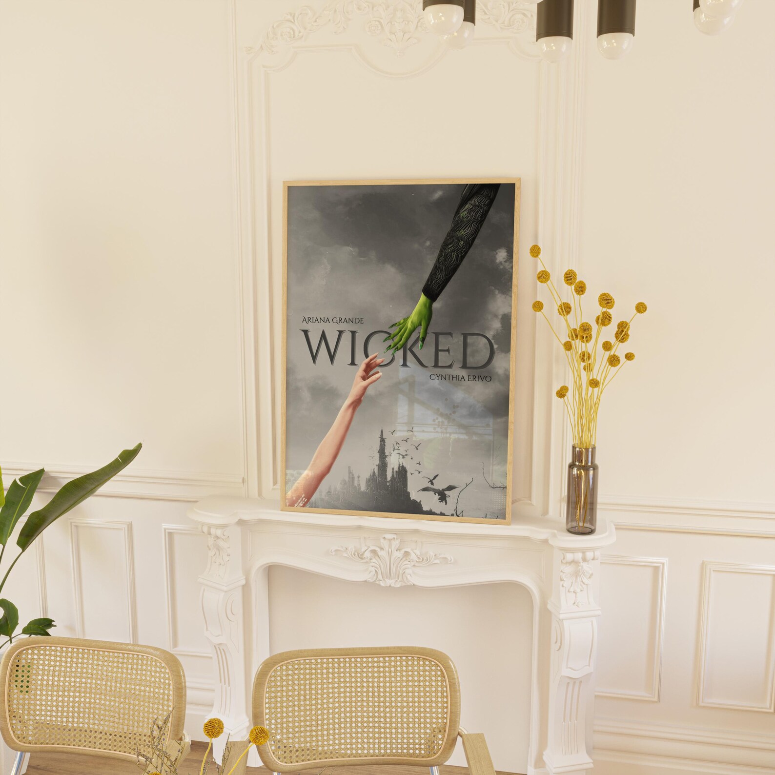 Wicked Movie Poster – Minimalist Musical Art – Fantasy Wall Decor ...