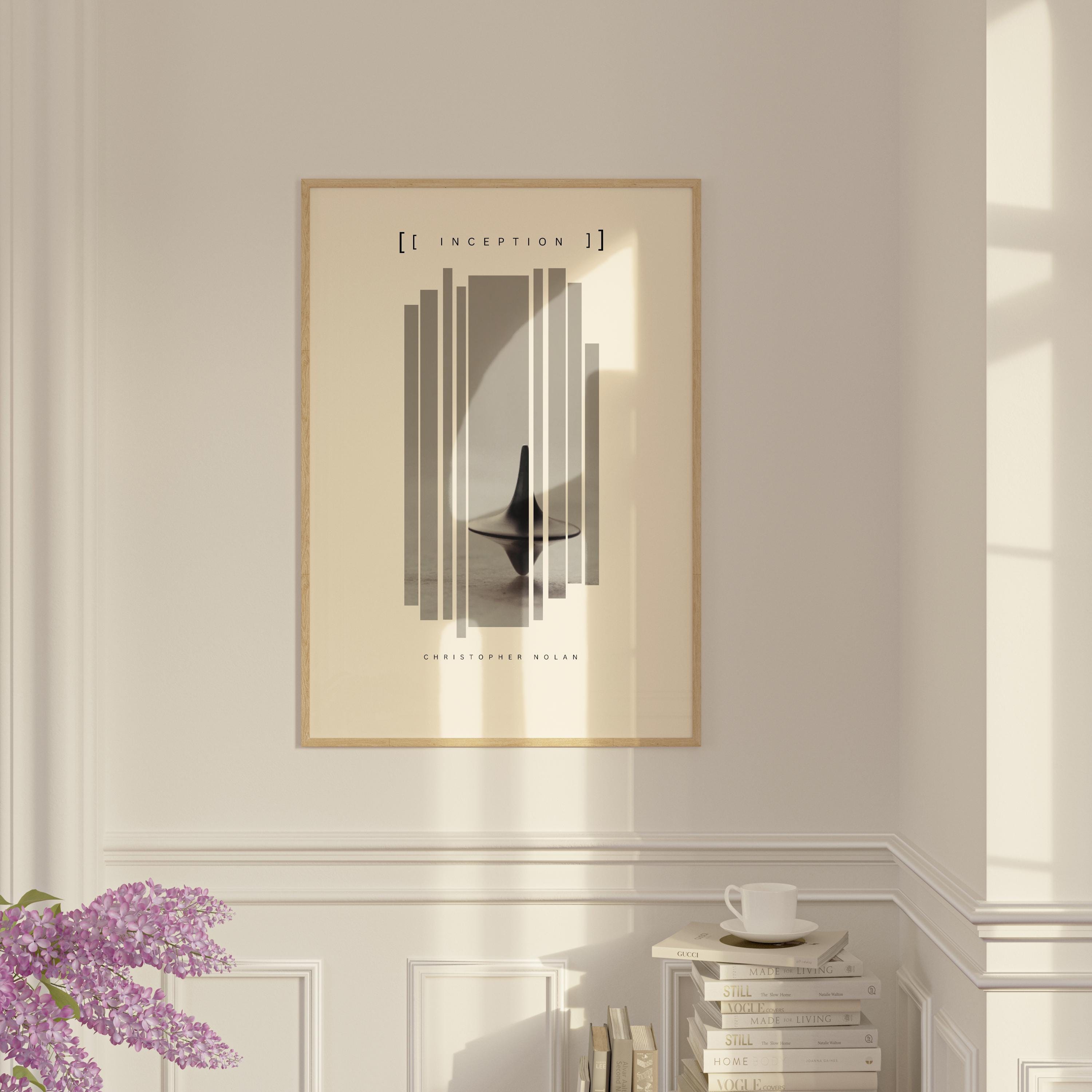 Inception Spinning Top Poster: Minimalist Christopher Nolan Film Art - Etsy