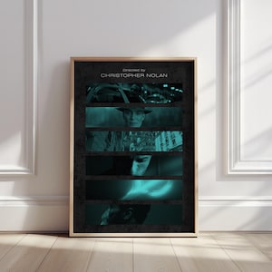 Christopher Nolan Movie Poster – Filmography Art Print – Modern ...
