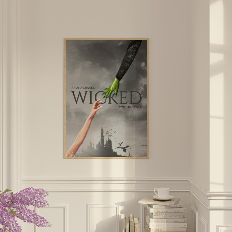 Wicked Movie Poster – Minimalist Musical Art – Fantasy Wall Decor ...
