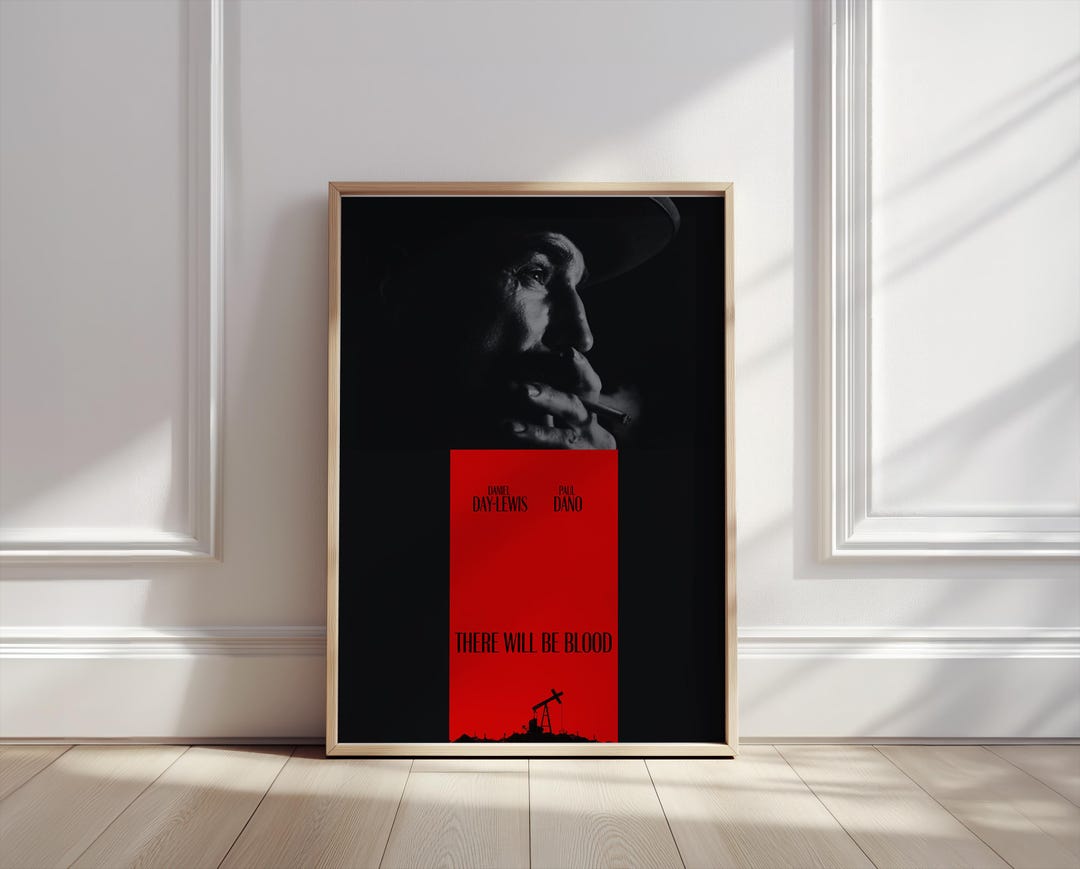 There Will Be Blood Poster – Minimalist Movie Art, Modern Cinema - Etsy UK
