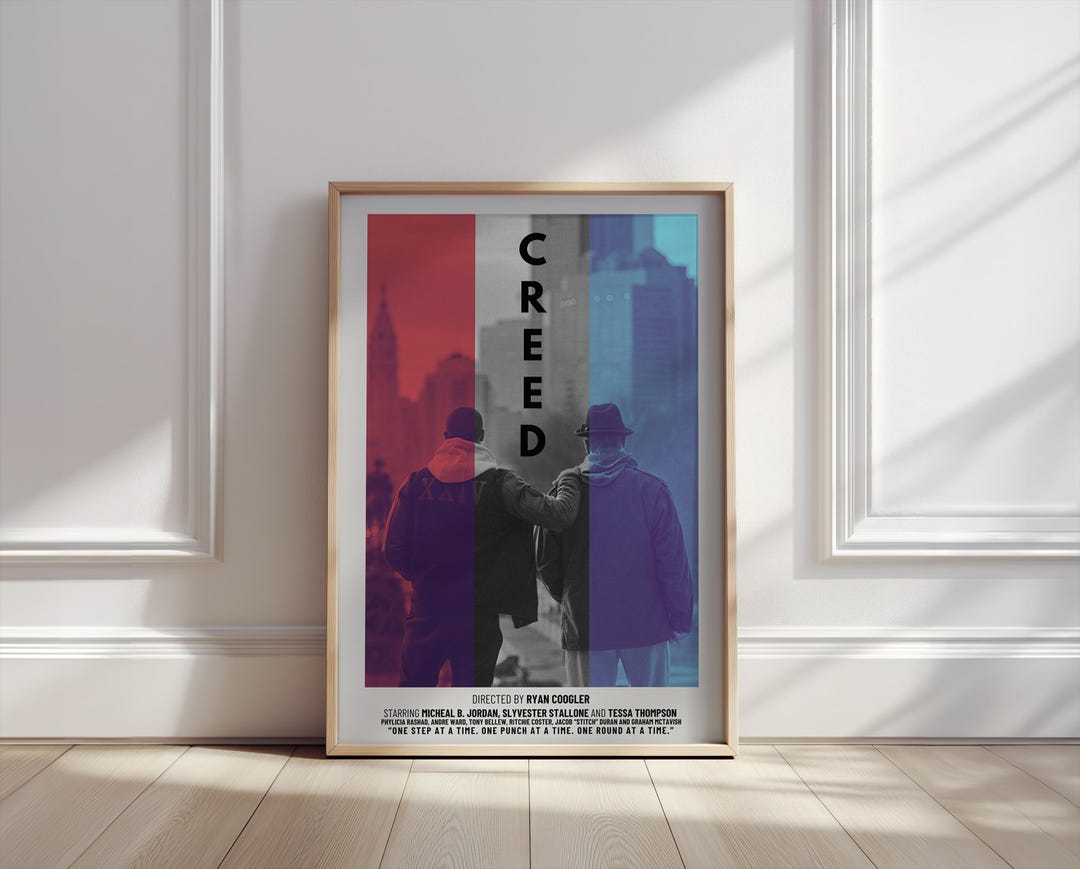 Creed Movie Poster: Minimalist Retro Silhouette Art Print - Etsy