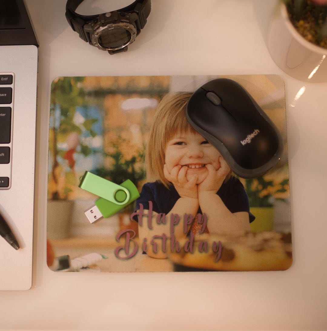 Personalized Mouse Pad With Photo – Custom Mousepad – 22x18 Cm – Non ...
