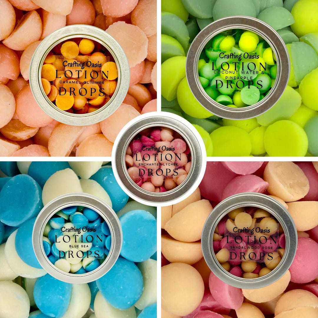 Mini Lotion Drops | Solid Lotion | Non-greasy | Perfect for On-the-go ...