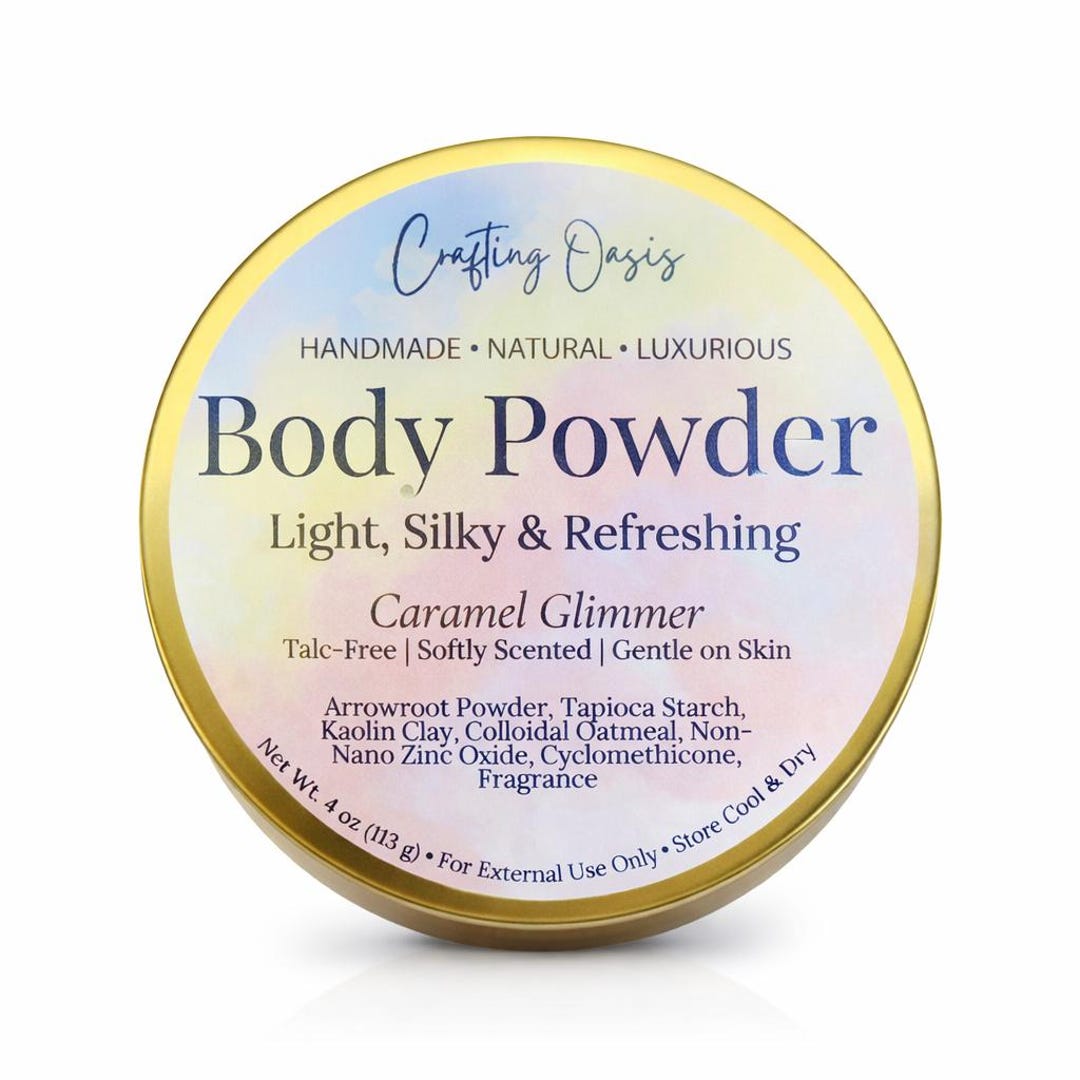 Natural Body Powder – Talc-free Dusting Powder With Arrowroot, Oatmeal ...