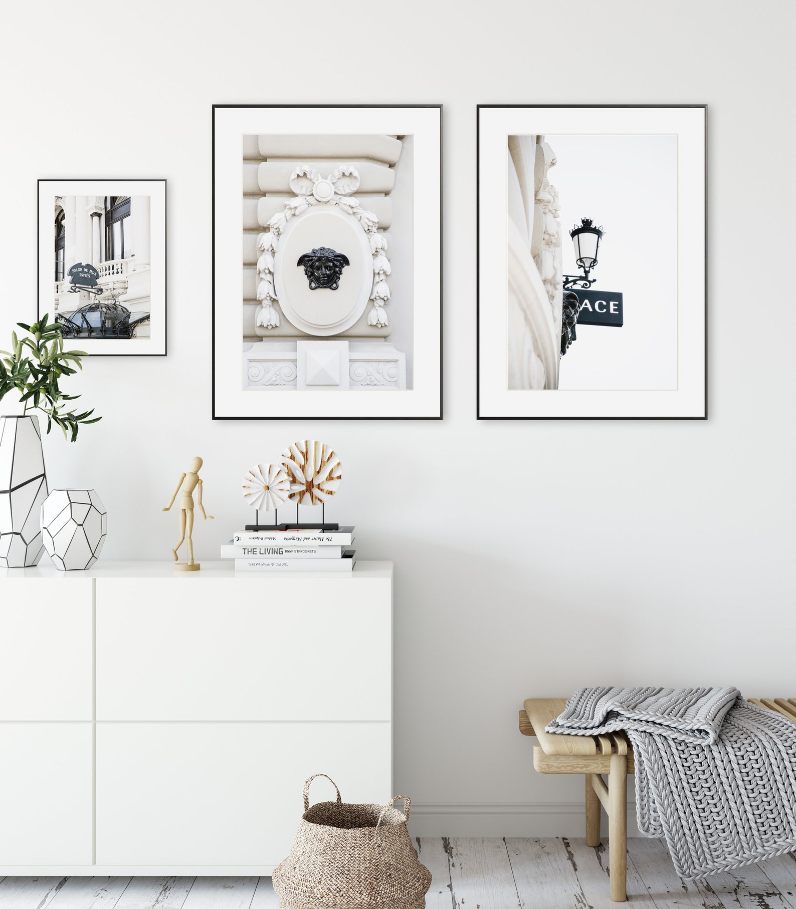 Versace Wall Art - Discounted Set of 2 Prints - Office, Dressing Room ...