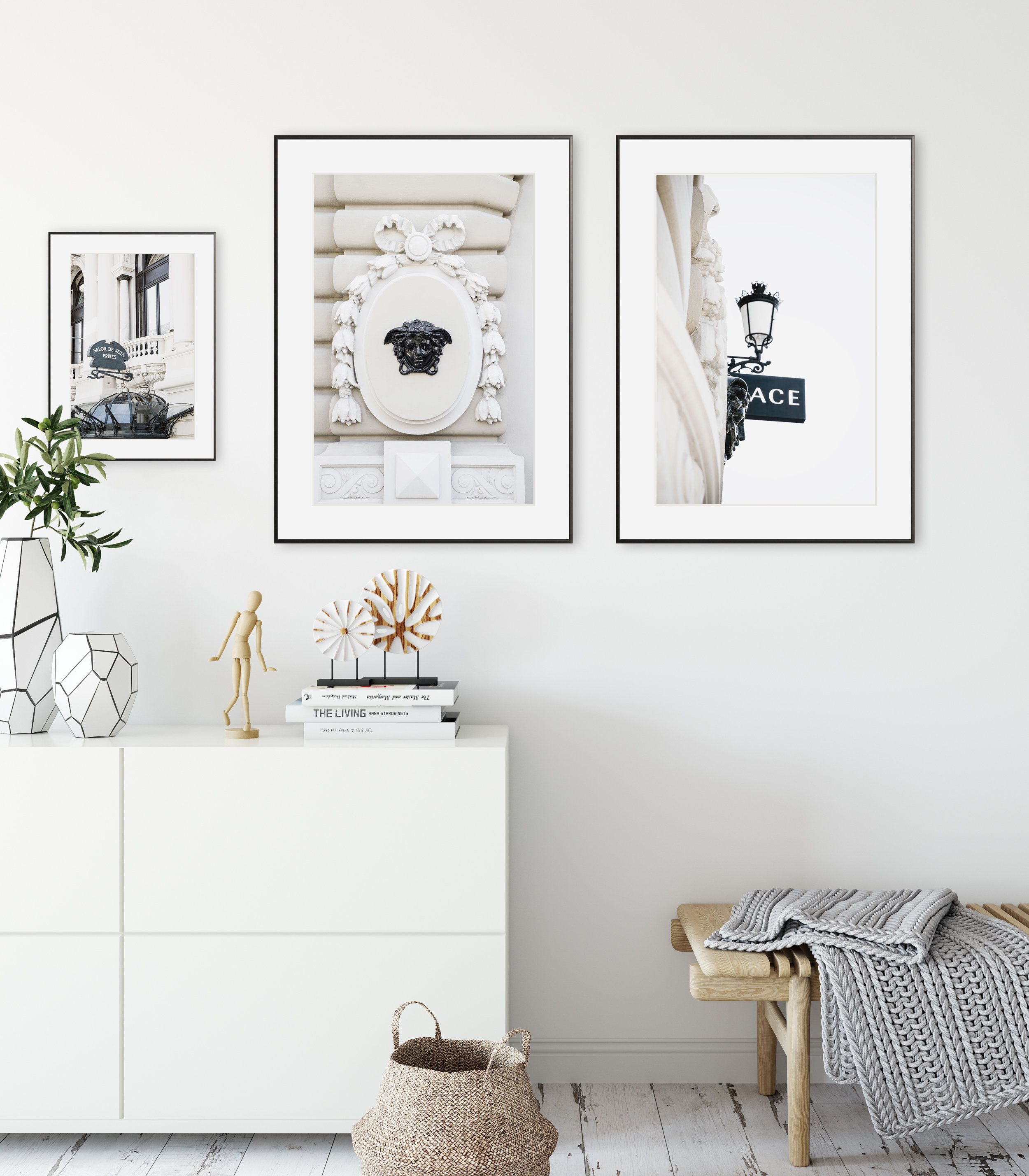 Versace Wall Art - Discounted Set of 2 Prints - Office, Dressing Room ...