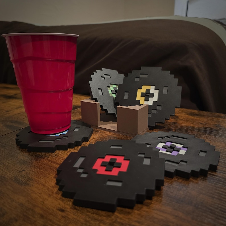Minecraft Jukebox Disc Coasters - Etsy
