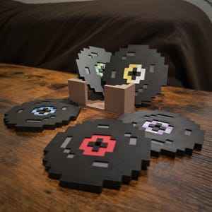 Minecraft Jukebox Disc Coasters - Etsy