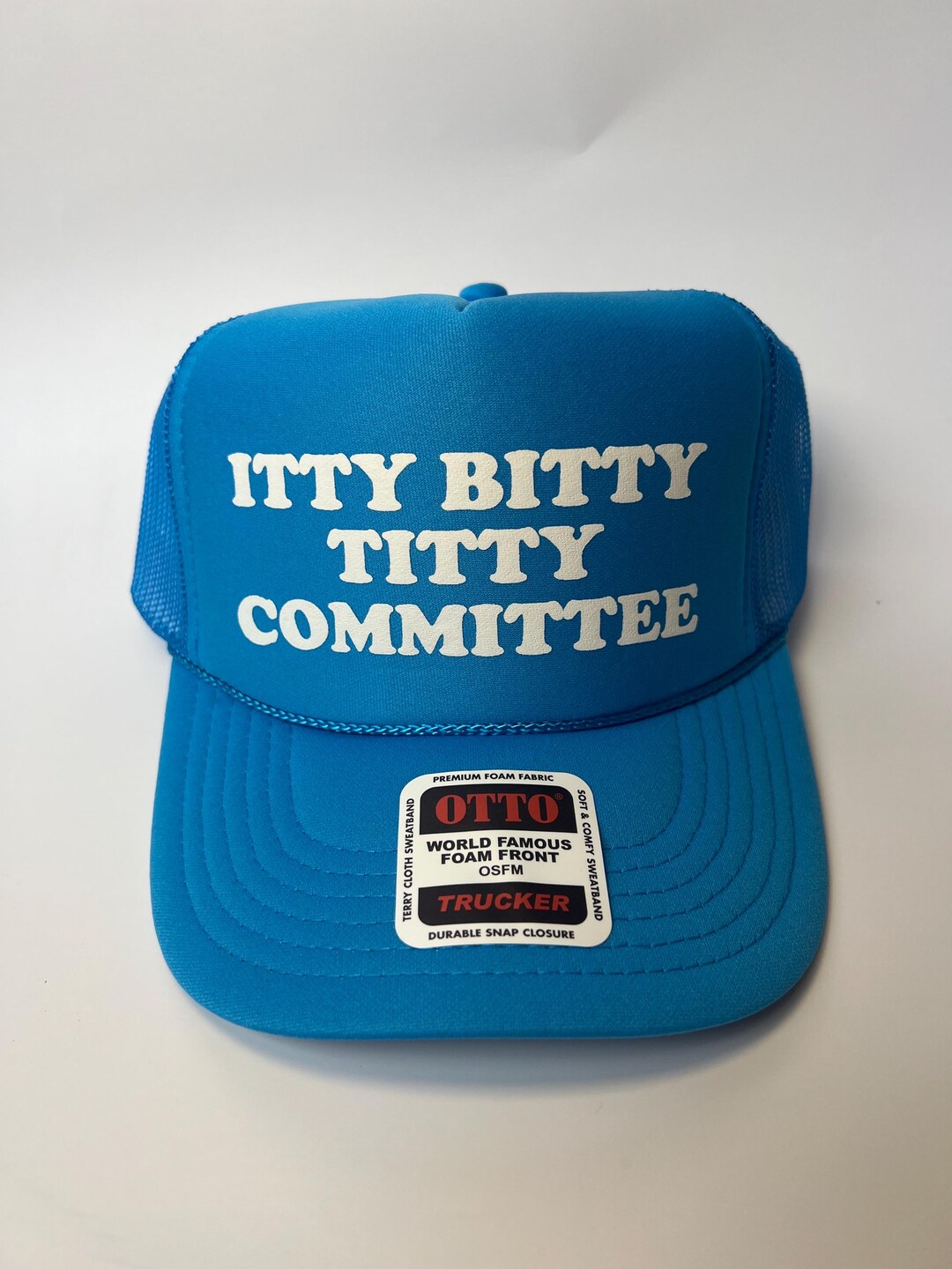 Itty Bitty Titty Committee Trucker Hat Funny Trucker Hats Etsy 5799