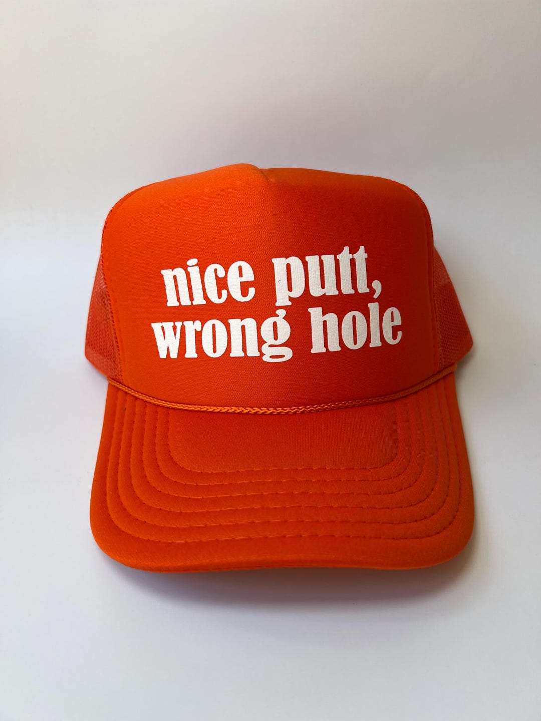 Nice Putt, Wrong Hole Trucker Hat - Funny Golf Trucker Hats - Etsy