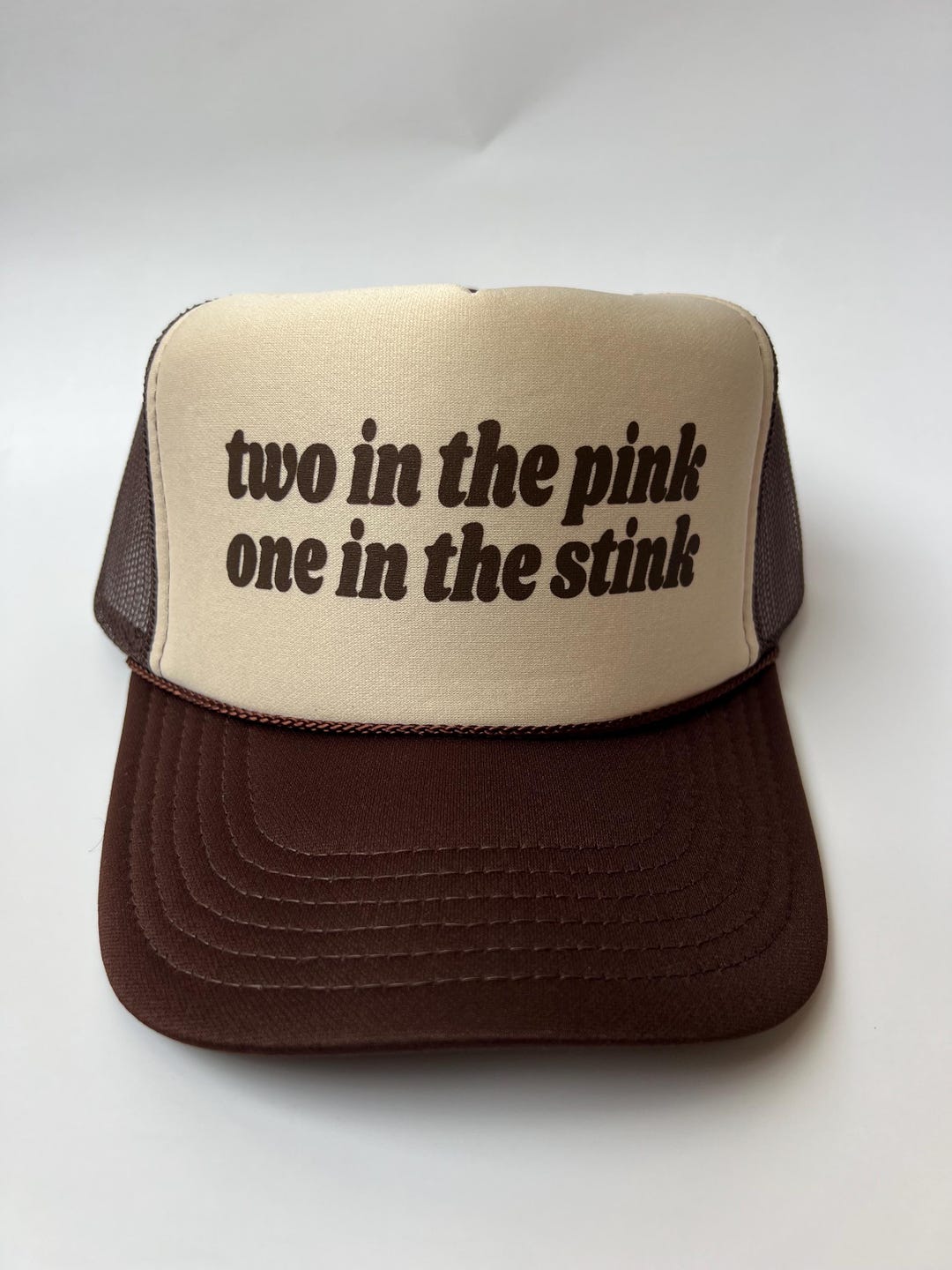 Two in the Pink One in the Stink Trucker Hat - Funny Trucker Hats - Etsy