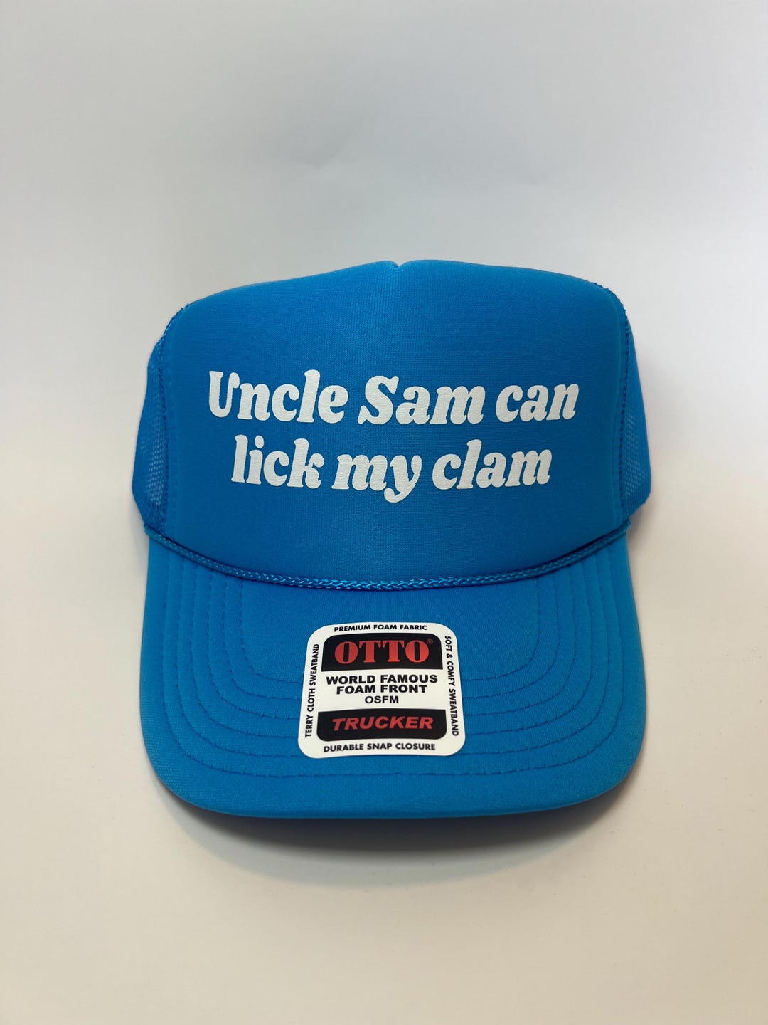 Uncle Sam Can Lick My Clam Trucker Hat - Funny Trucker Hats - Etsy