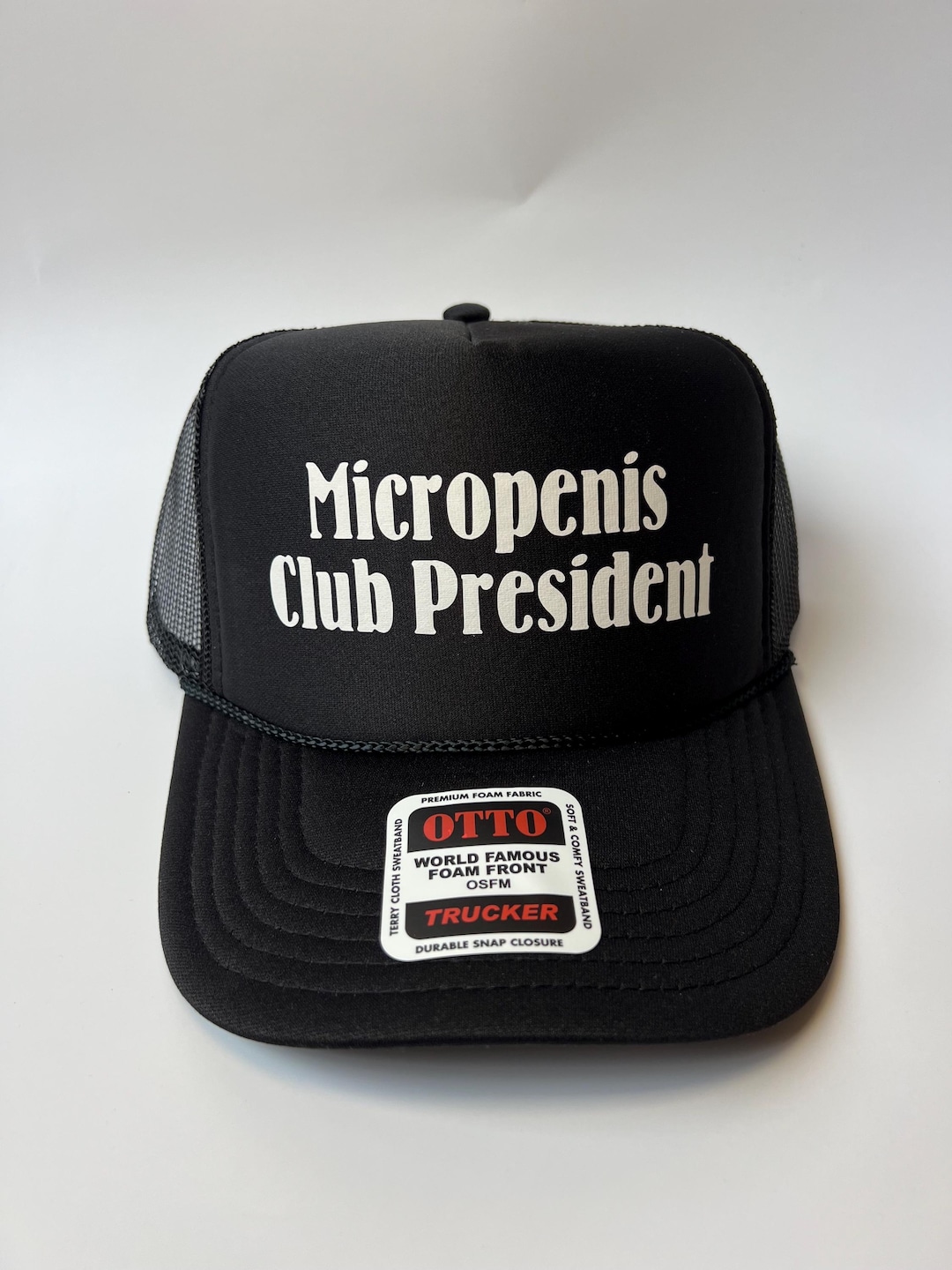 Micropenis Club President Trucker Hat - Funny Trucker Hats - Etsy