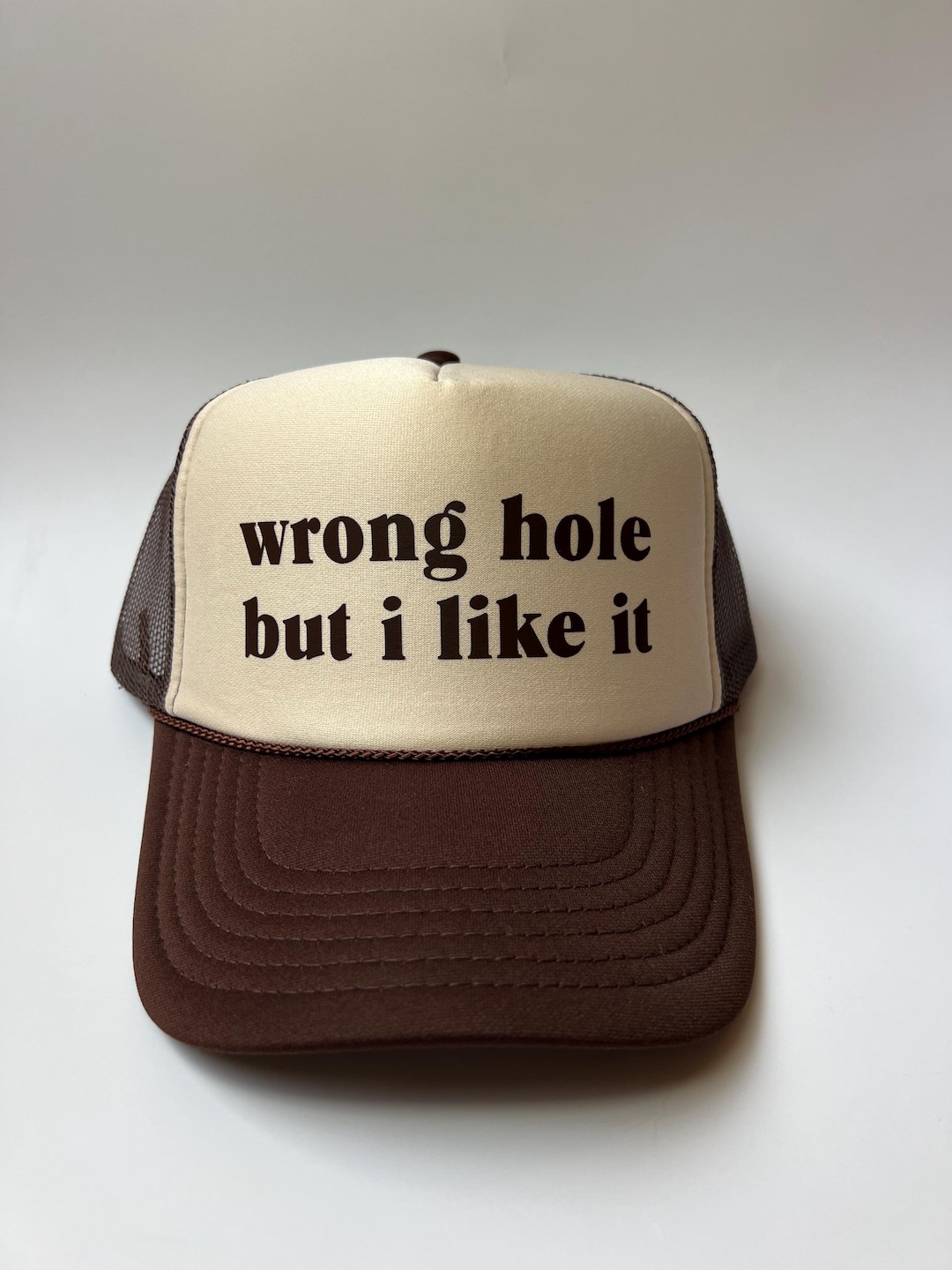 Wrong Hole but I Like It Trucker Hat - Funny Trucker Hats - Etsy