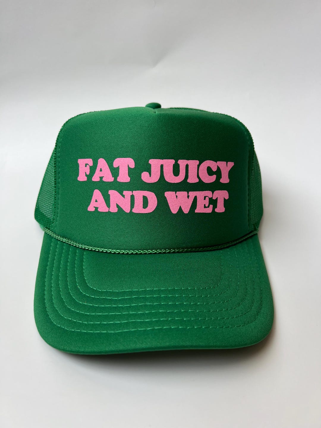 Fat Juicy and Wet Trucker Hat - Funny Trucker Hats - Etsy