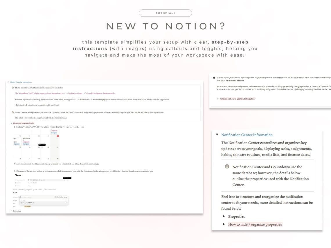 The Study Café Notion Template | Ultimate Student Planner for Courses ...