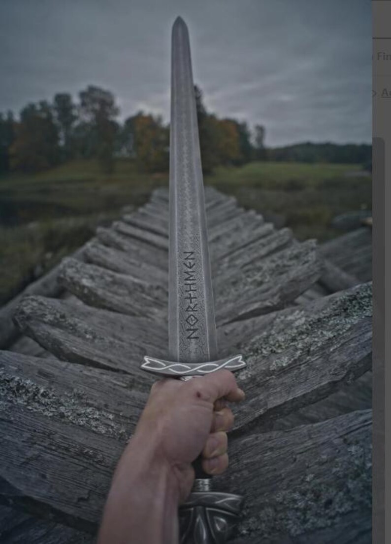 Handmade King Ragnar Lothbrok Viking Sword – Handcrafted Authentic ...