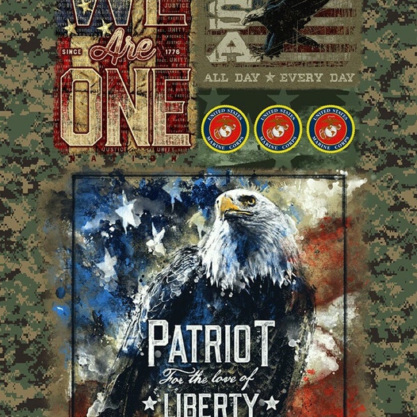 Military Quilt Panel - Etsy