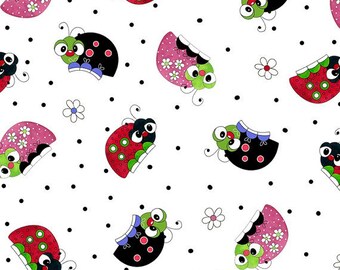 Ladybug fabric | Etsy