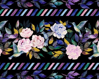 Hummingbird fabric | Etsy