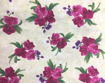 Orchid fabric | Etsy