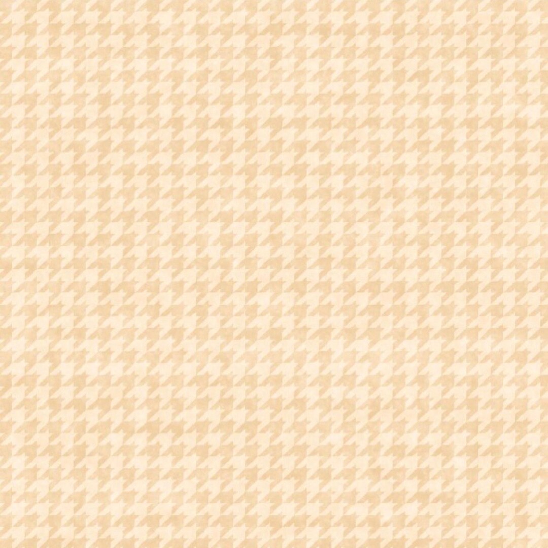 Henry Glass~houndstooth Basics~small Houndstooth~cream~cotton Fabric by ...