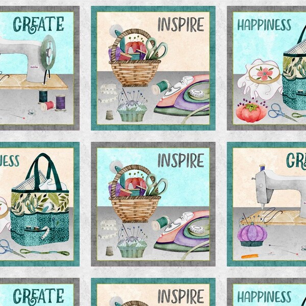 Sewing Theme Fabric - Etsy