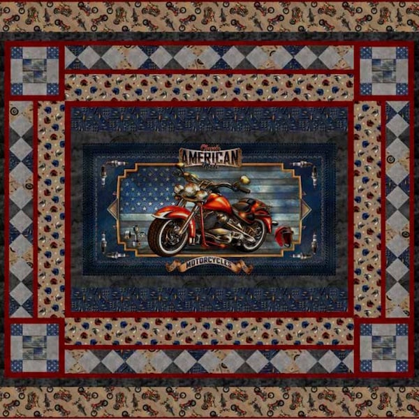 Motorcycle Quilt - Etsy