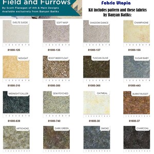 Quilt Kit~field and Furrows~63" X 81" Banyan Batik Throw Quilt~neutral ...