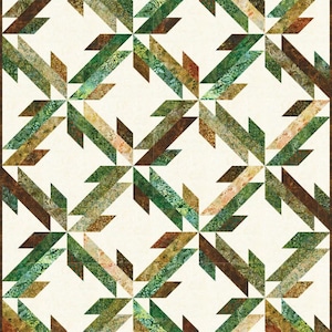 Quilt Kit~the Carly Quilt~60" X 72" Junglescape Batik Lap Quilt ...