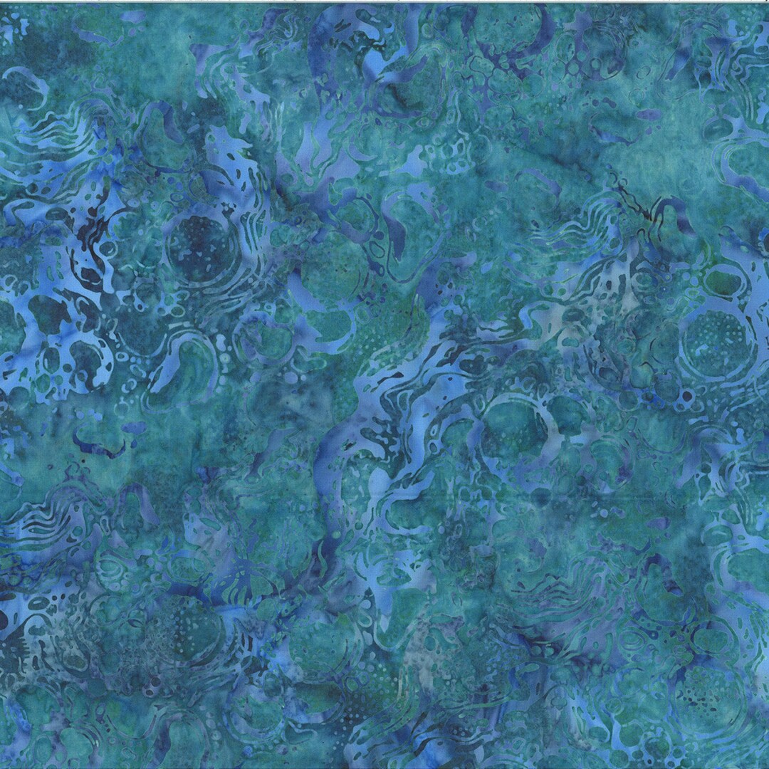 Eob~hoffman~bali Batiks~jelly Fish by Mckenna Ryan~water Splash~azure ...