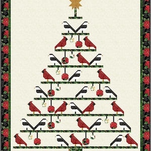 Hoffman~christmas Splendor~packed Poinsettia W/ Metallic Gold~black ...