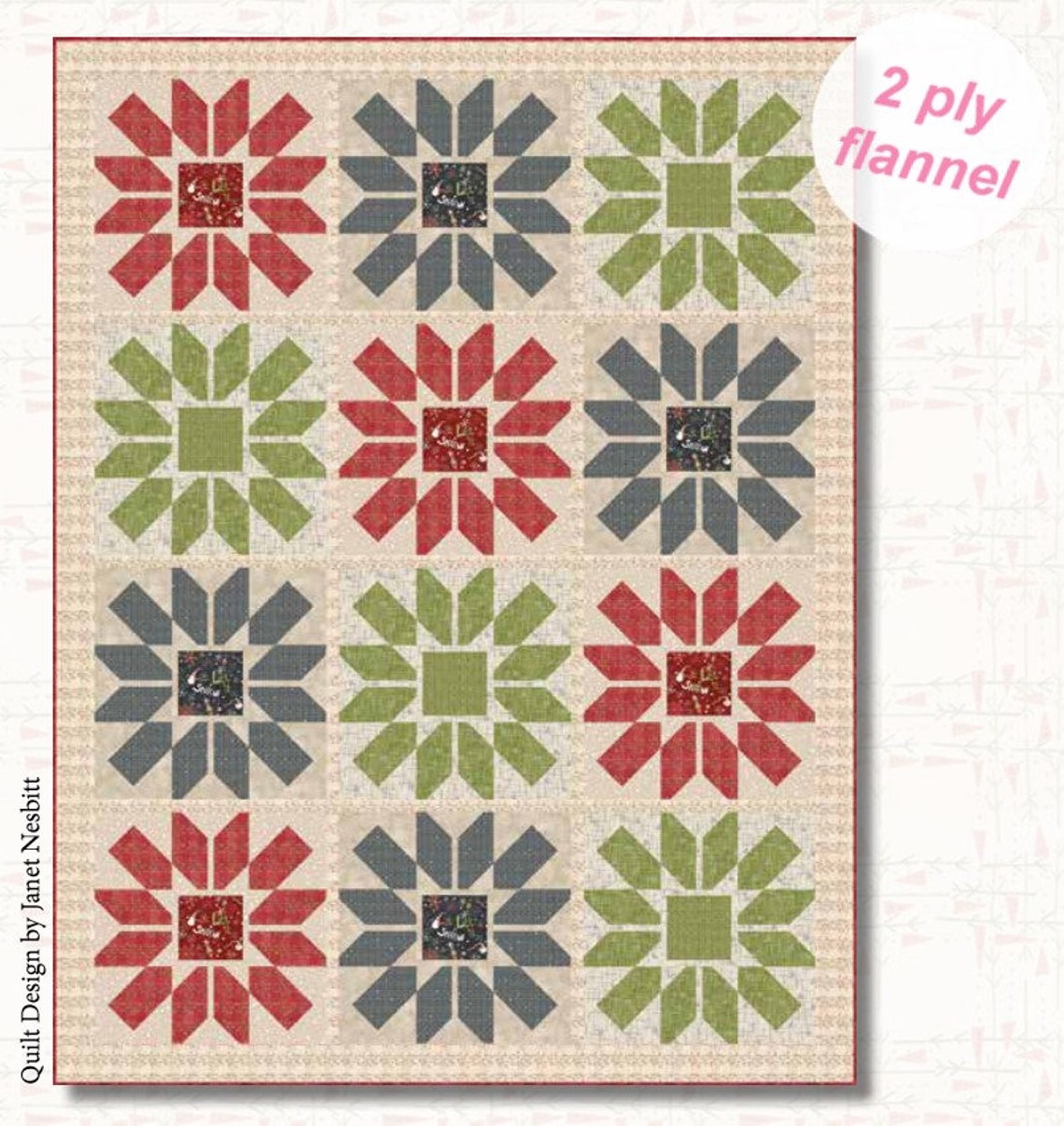 Henry Glass Let It Snow Flannel Snowmen and Snowflakes - Etsy