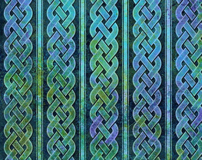 Eob~northcott~stonehenge Celtic Roots~celtic Stripe~navy/multi~cotton ...