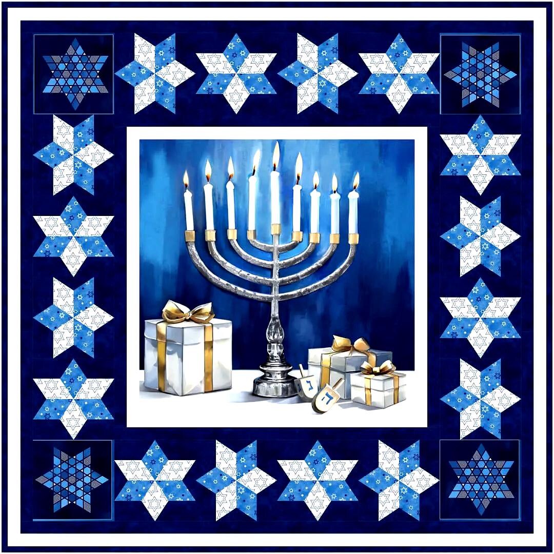 Quilt Kit~starlight~44" X 44" Hanukkah Small Quilt or Table Topper ...