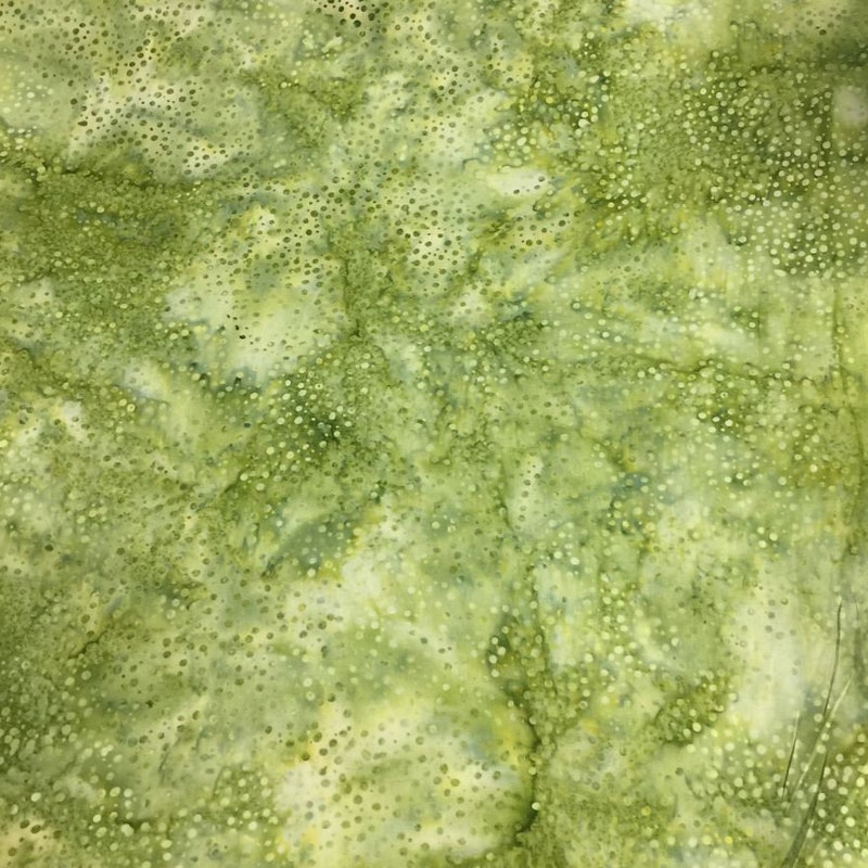 Green Batik Fabric - Etsy